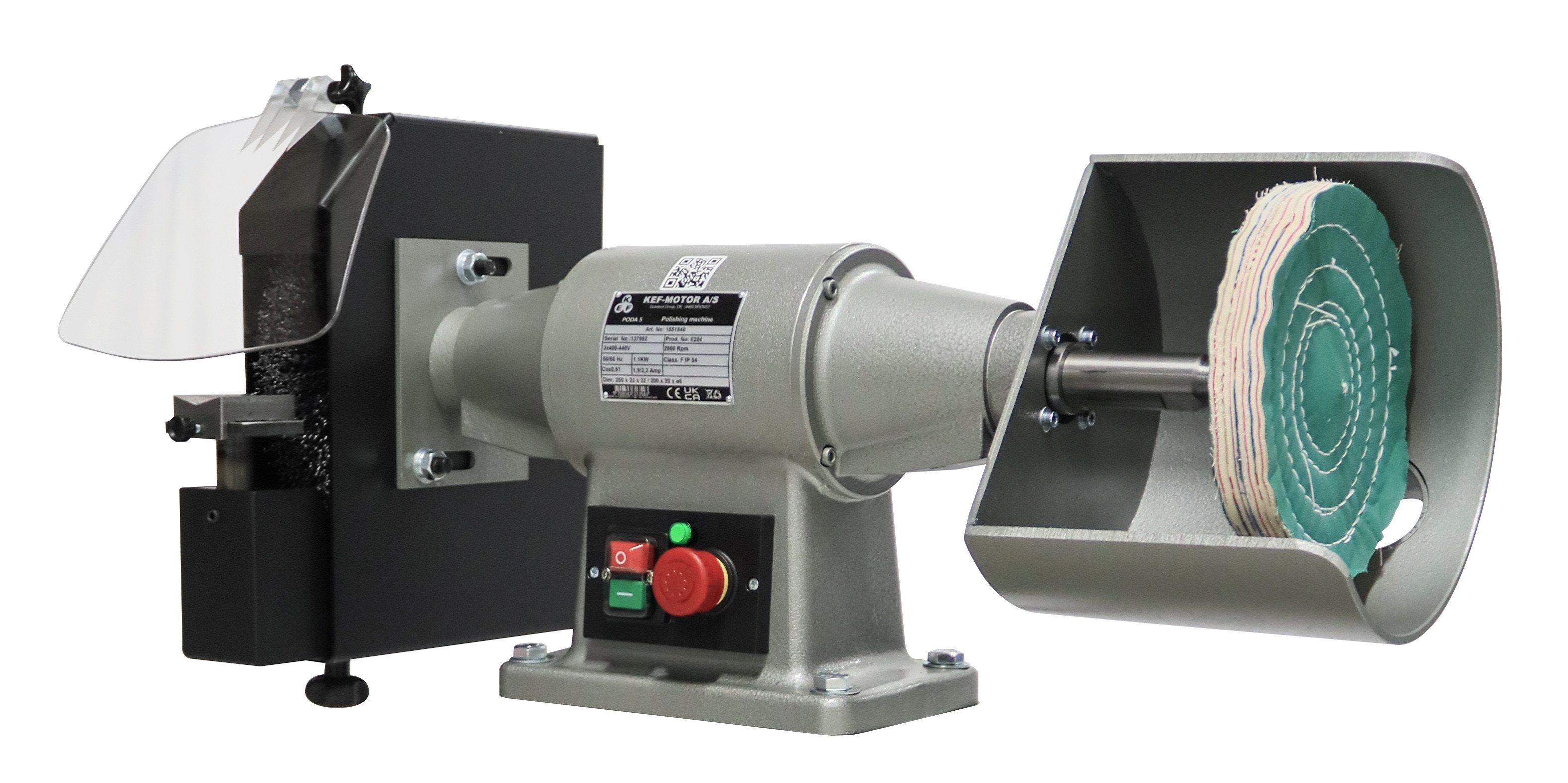 KEF Motor - Deburring machine with polishing disc