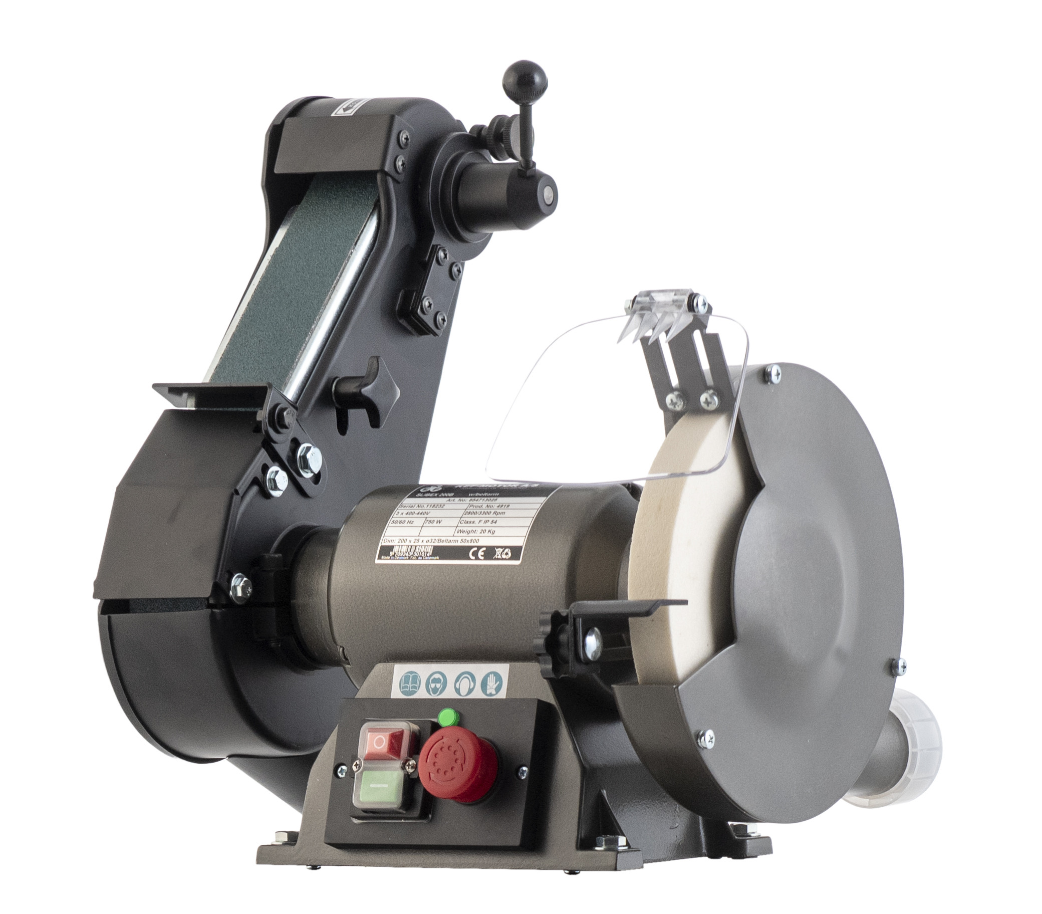 KEF Motors - Double ended grinder with band arm