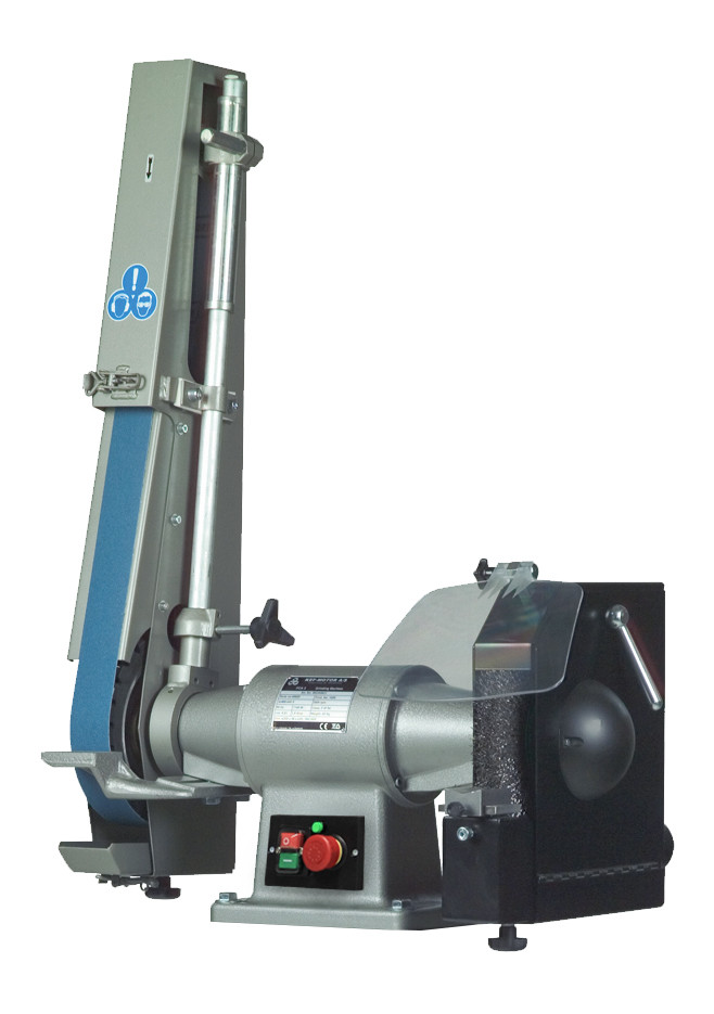 KEF Motor - PODA industrial deburring machine with belt arm