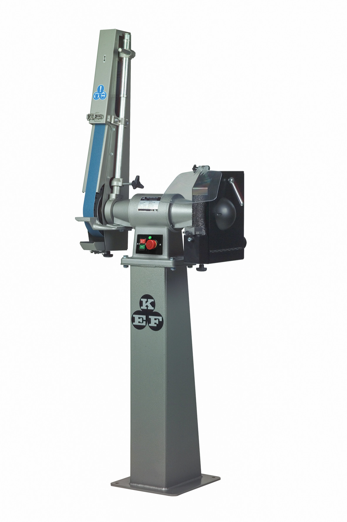 KEF Motor - PODA industrial deburring machine with belt arm